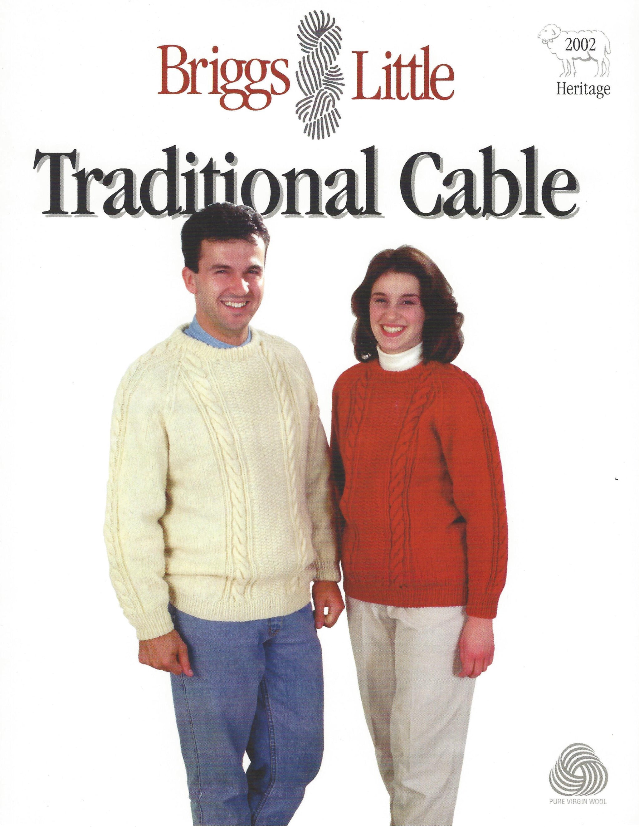 Briggs & Little 2002 Traditional Cable Leaflet – Wool-Tyme
